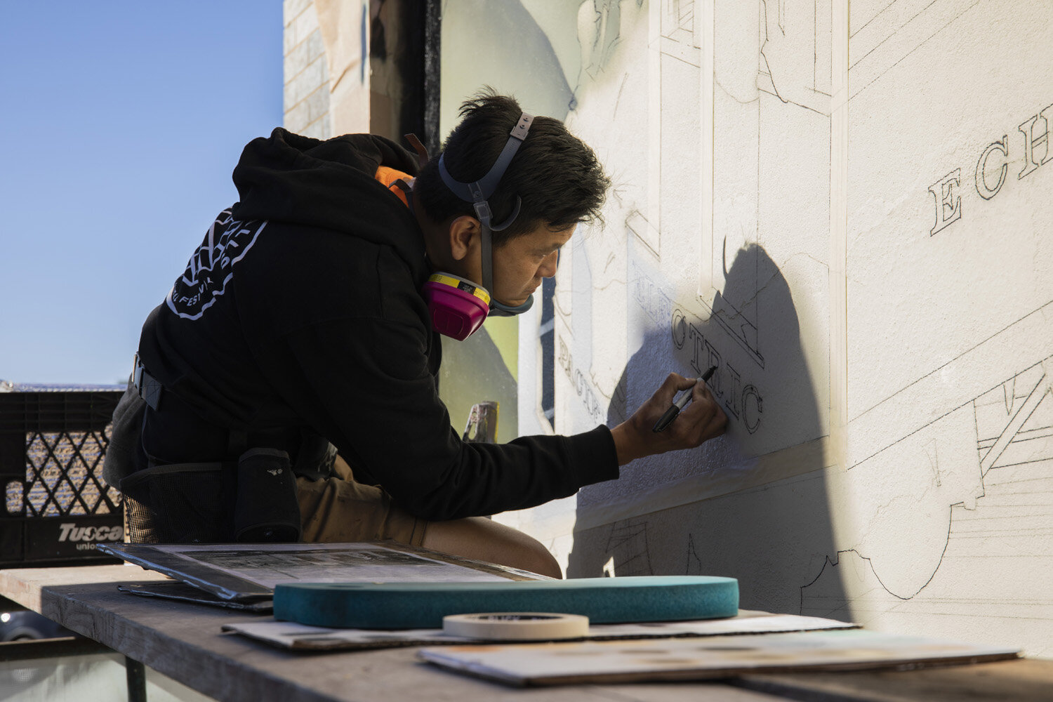 Altadena Mural - Vintage Travel Poster Art of Historic Mount Lowe ...