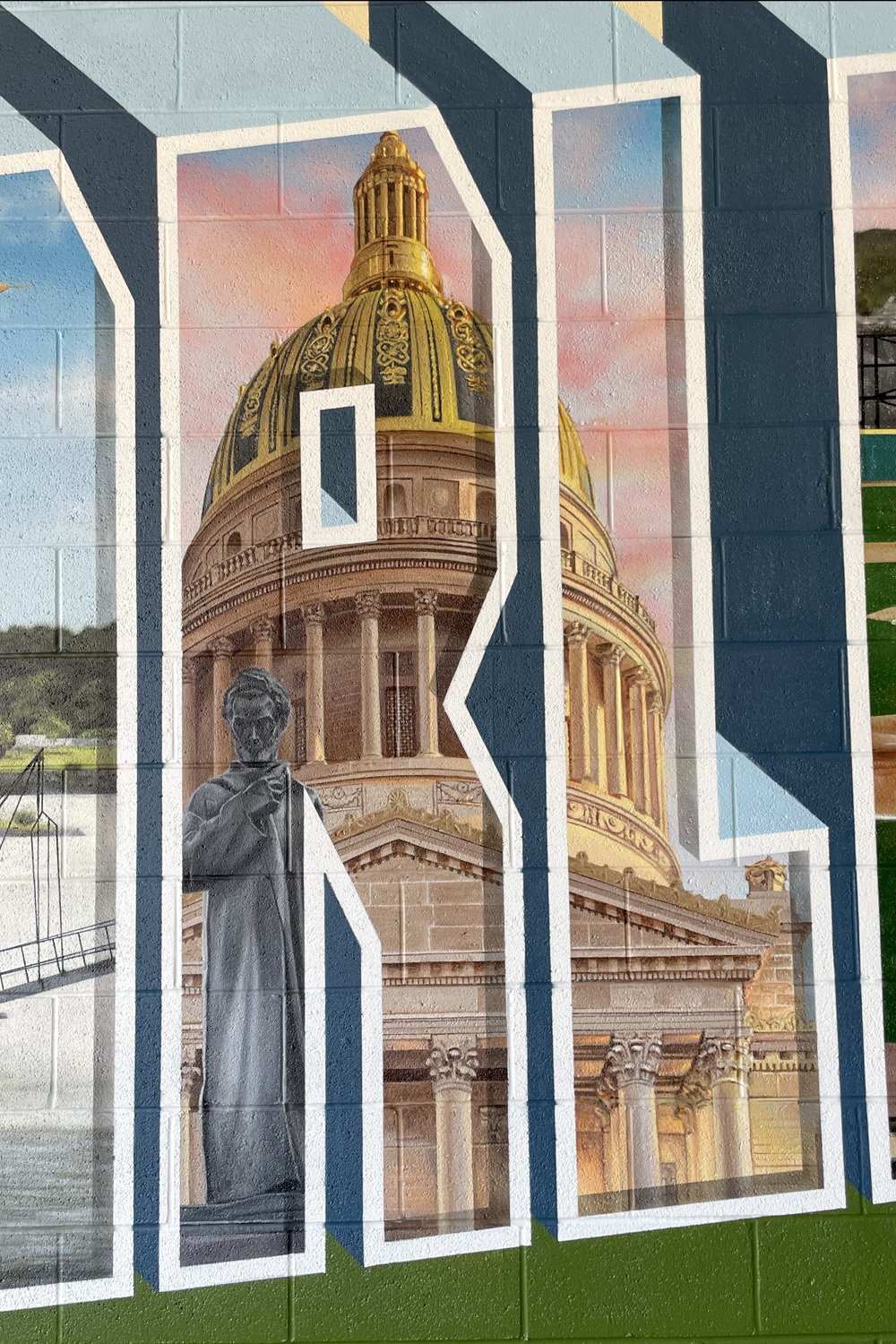 Charleston West Virginia Community Postcard Mural - Downtown ...