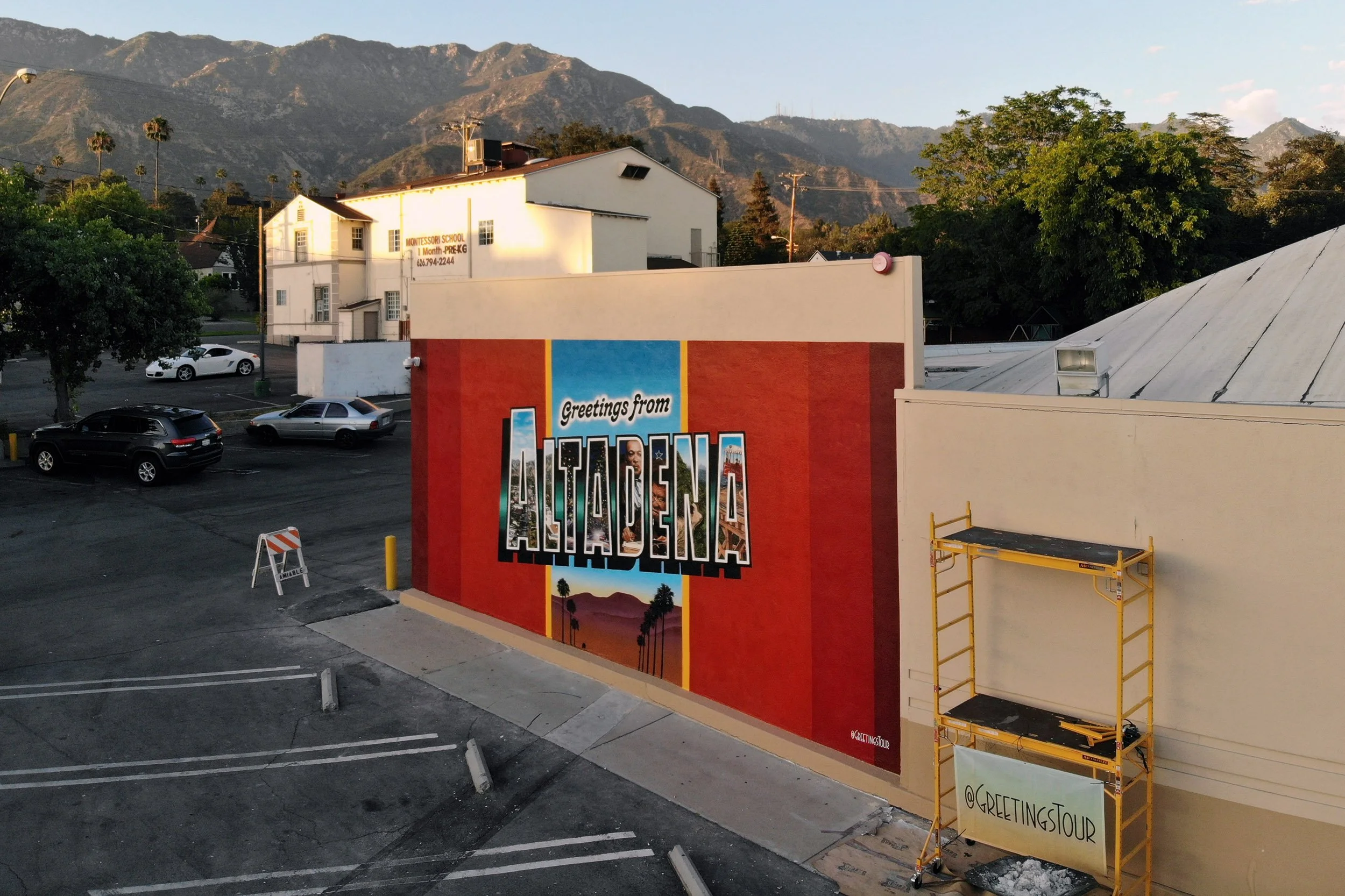 Greetings from Altadena Mural - Public Art Postcard Destination on Lake ...