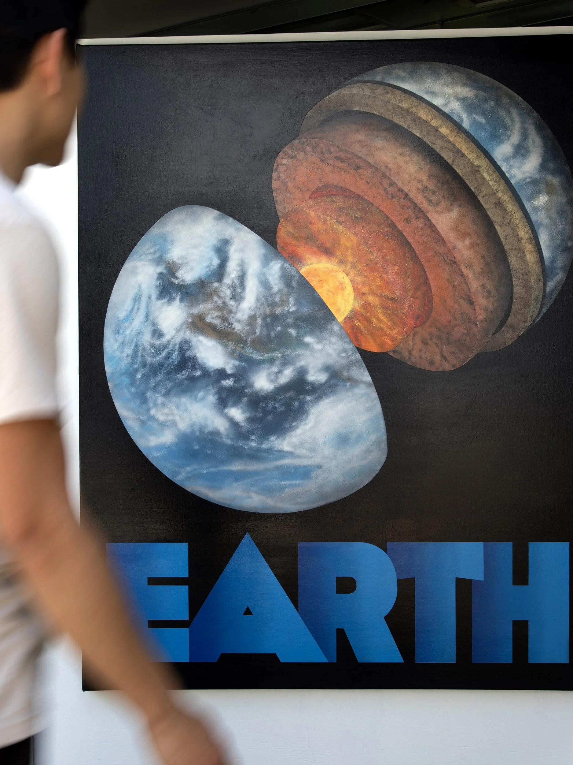 Greetings from Earth Postcard Art by Victor Ving - Earth Art Deco ...