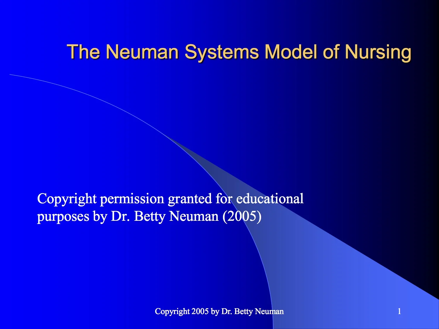 Neuman & Fawcett (2011) — Neuman Systems Model