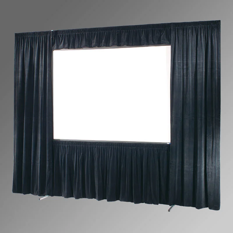 $250 Fastfold Screen with Drape 10' x 5.6’ — Audio Visual Equipment ...