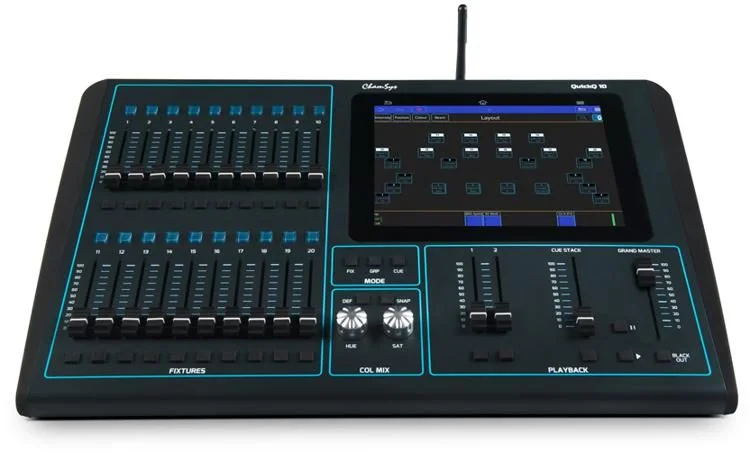 $150 ChamSys QuickQ 10 Lighting Board — Audio Visual Equipment Rental ...