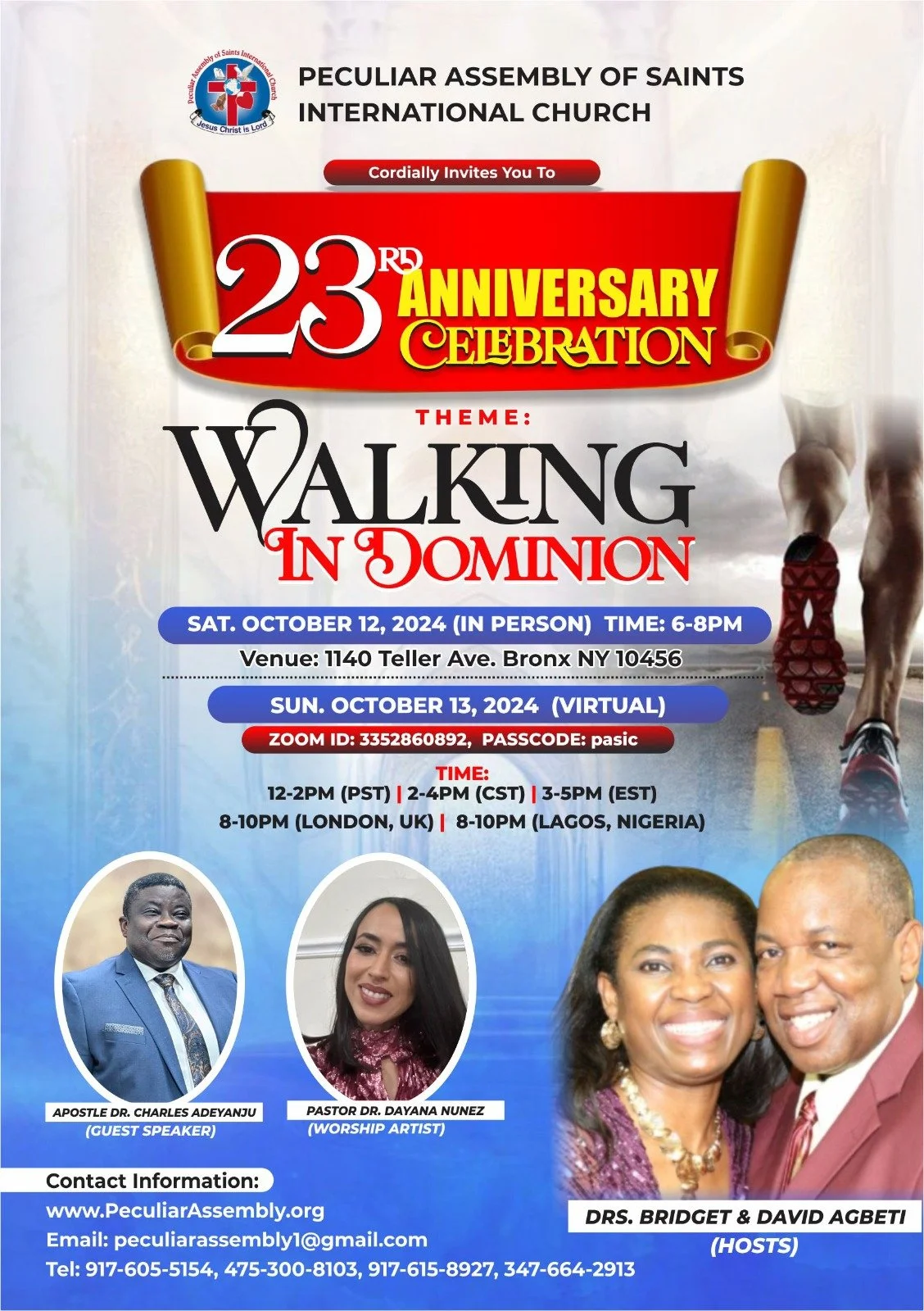 peculiar assembly of saints international church (home of miracles)