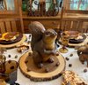 Squirrels on a November Thanksgiving Buffet Tablescape — Whispers of ...