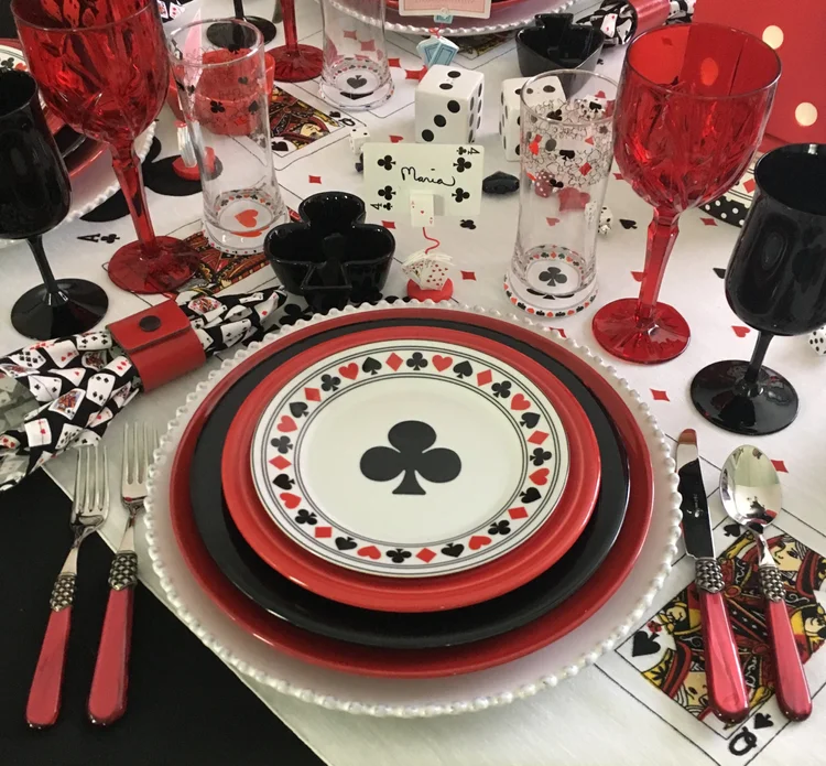 Anyone for a Game of Cards? Have a seat at my Card Tablescape ...