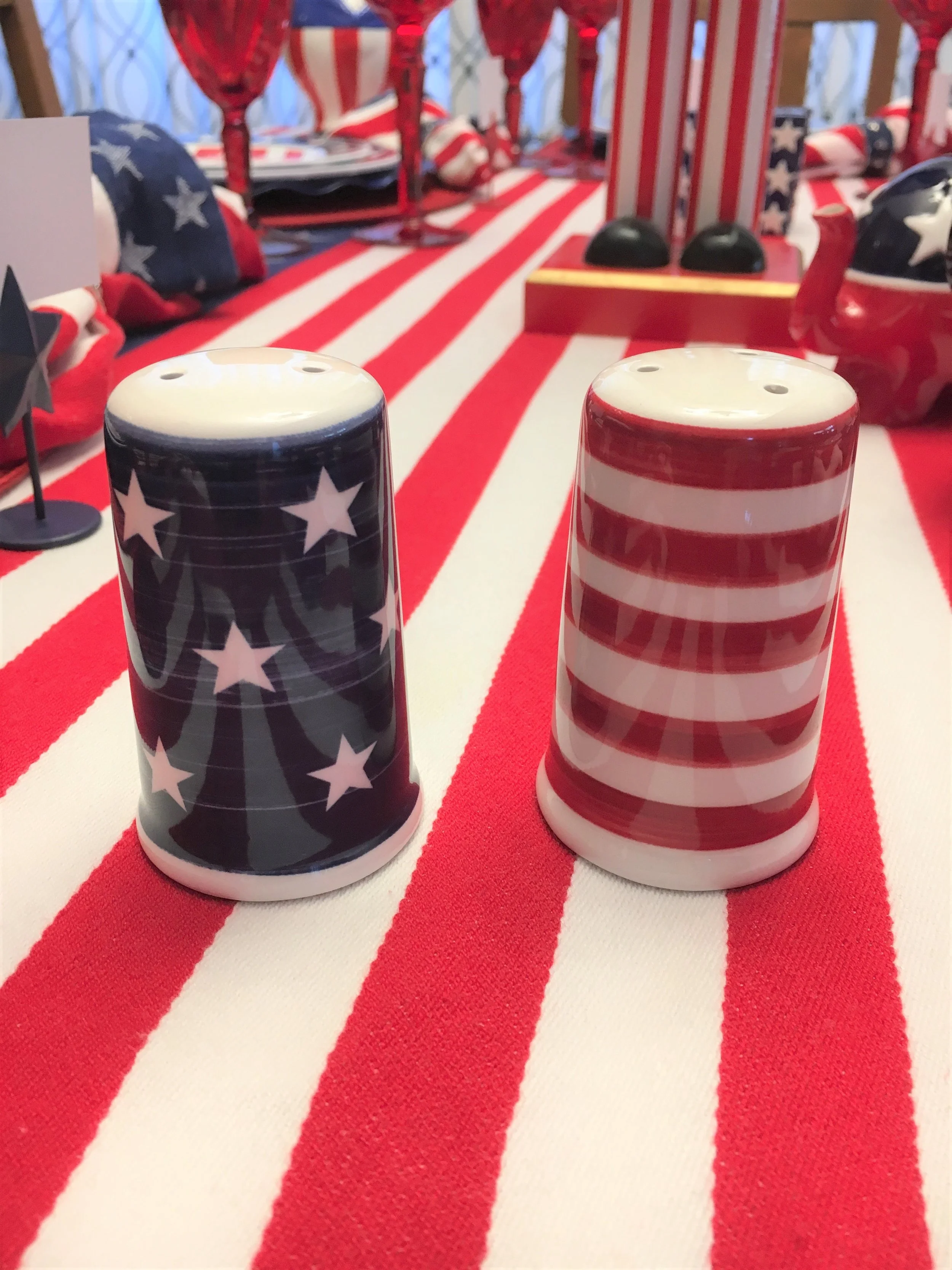 A Stars and Stripes Forever Tablescape — Whispers of the Heart