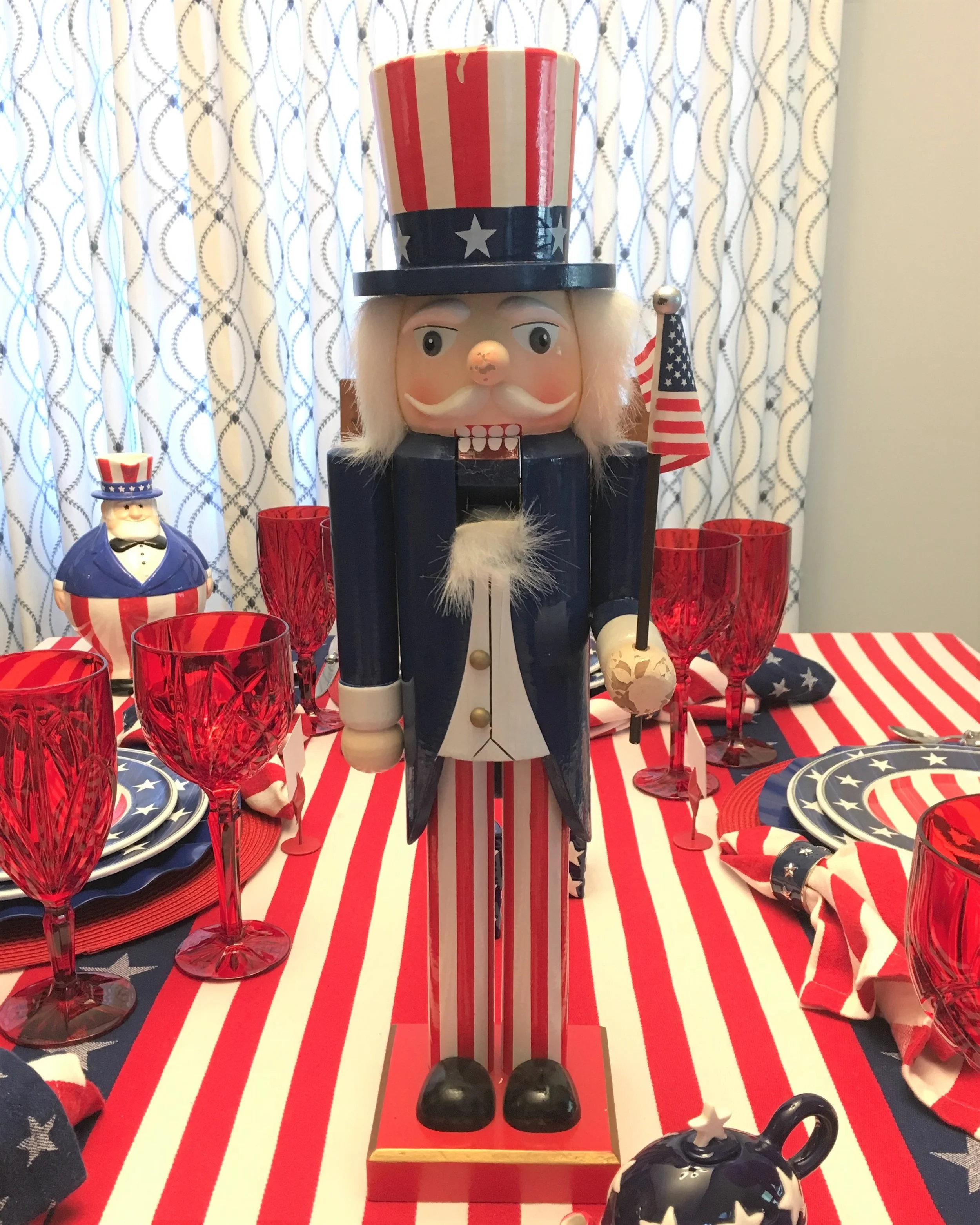 A Stars and Stripes Forever Tablescape — Whispers of the Heart