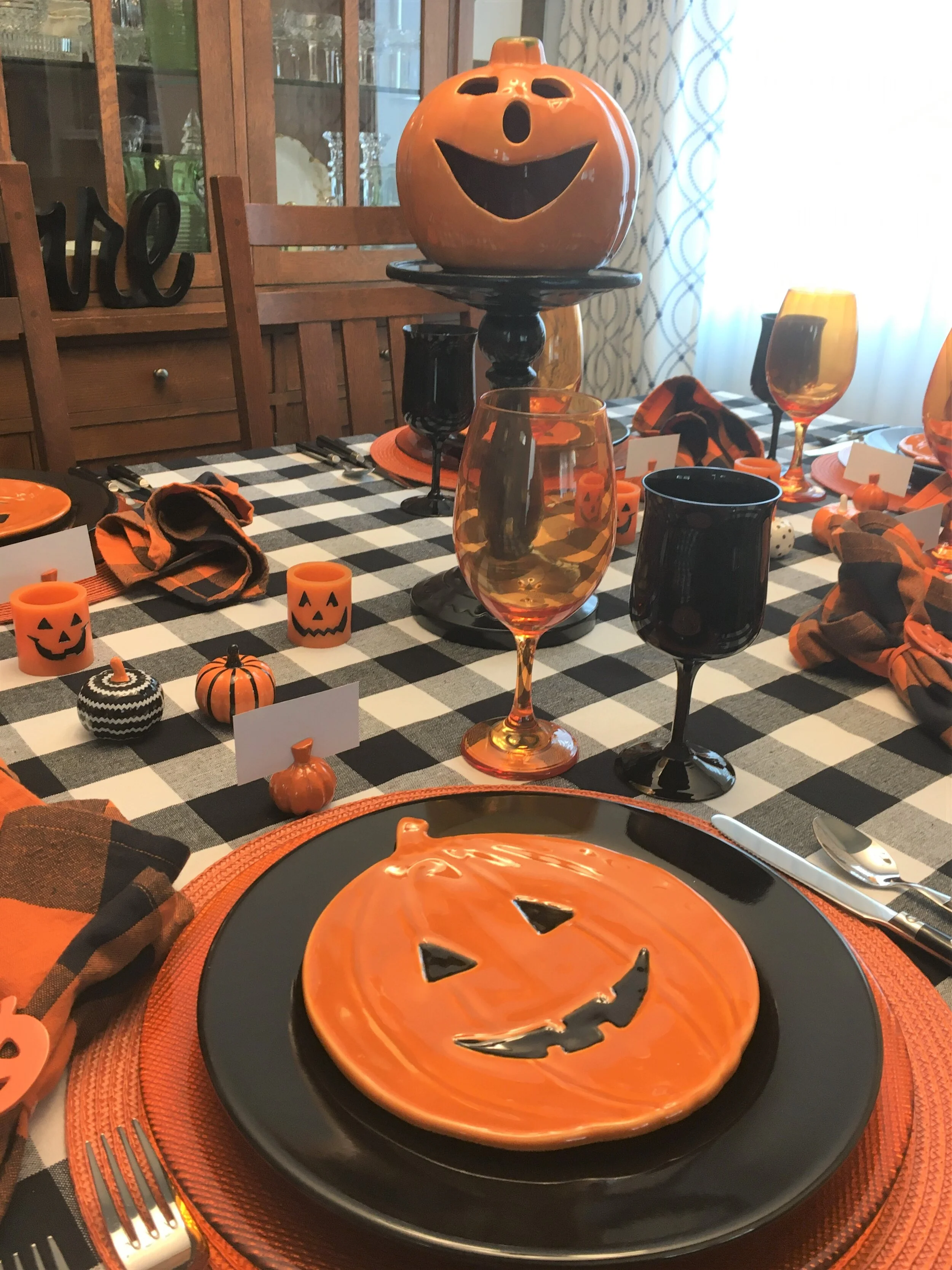 A Happy Halloween Tablescape — Whispers of the Heart
