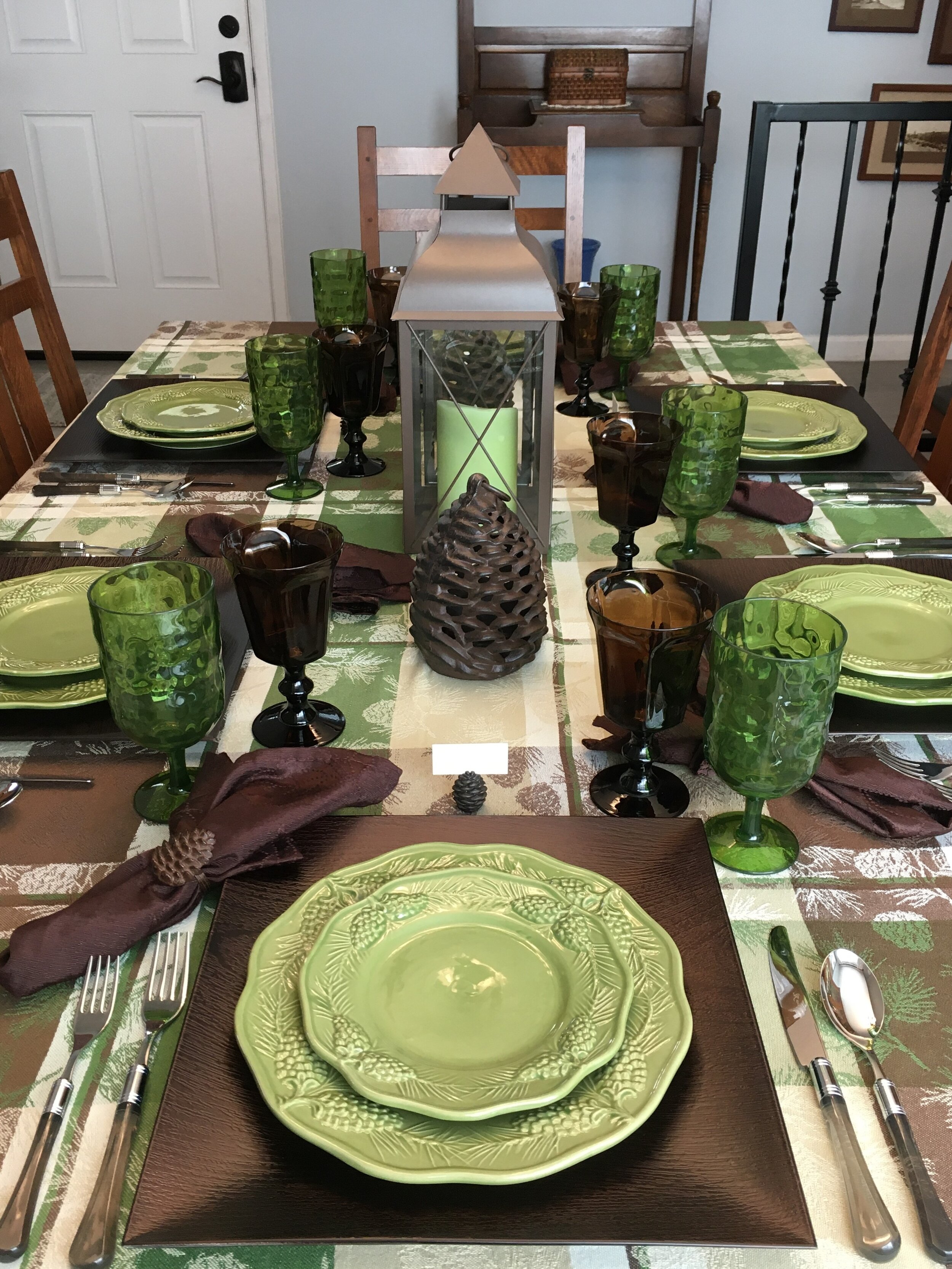 A Tableful of Pine Cones — Whispers of the Heart