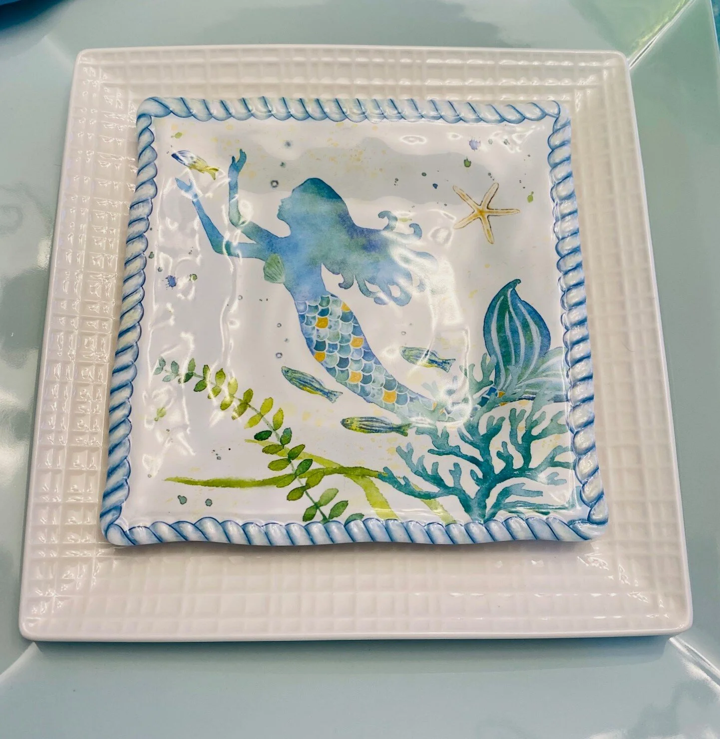 A Mermaids coming for Dinner Tablescape — Whispers of the Heart