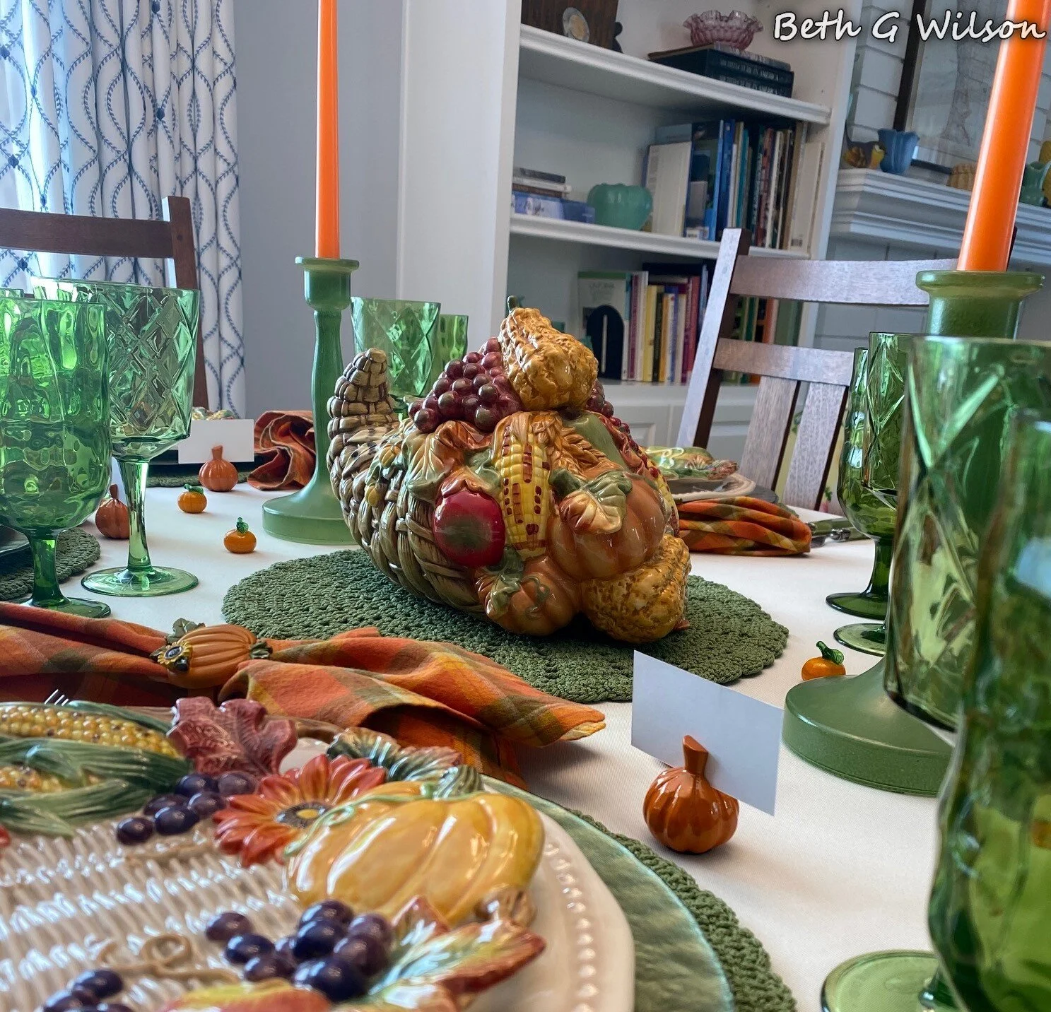 A Cornucopia Tablescape — Whispers of the Heart