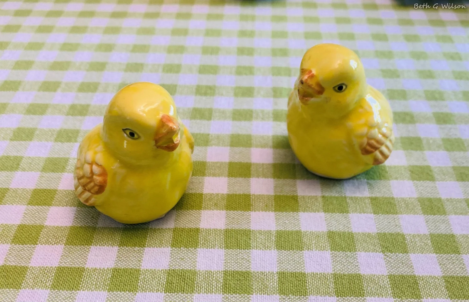 Yellow Chicks on an Easter Tablescape — Whispers of the Heart