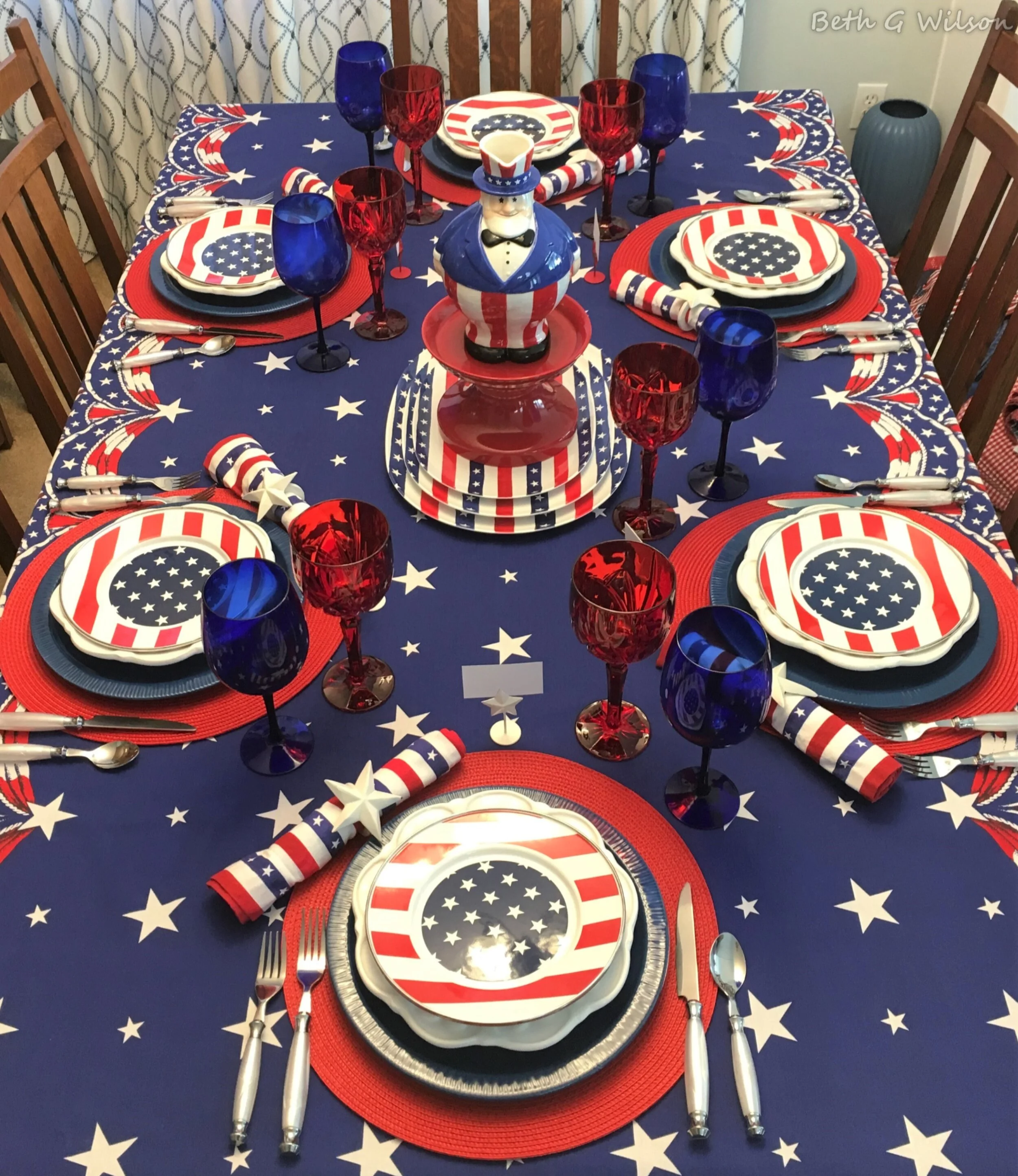 Six Summer Tablescapes Ideas for the 4th of July — Whispers of the Heart