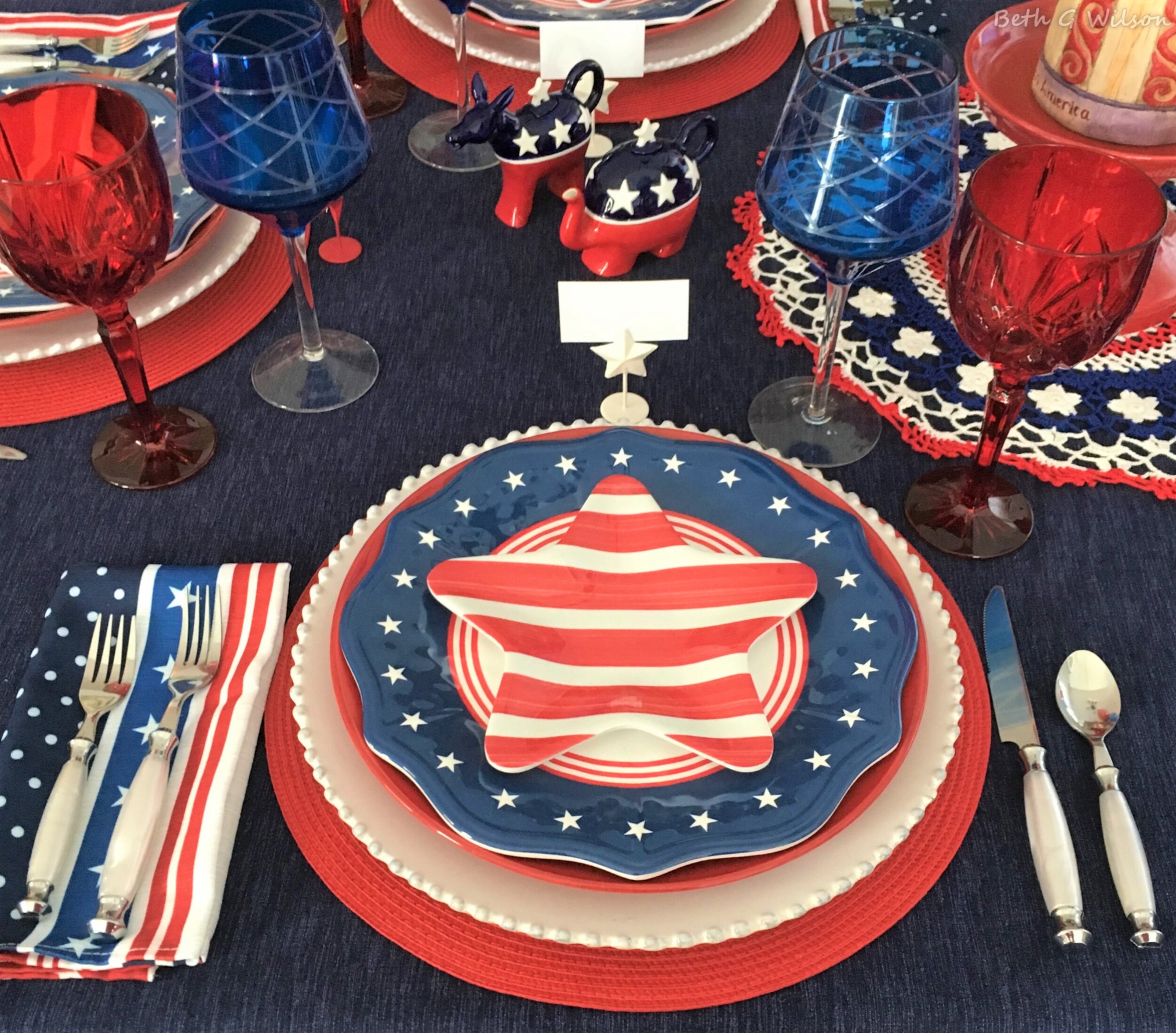 Six Summer Tablescapes Ideas for the 4th of July — Whispers of the Heart