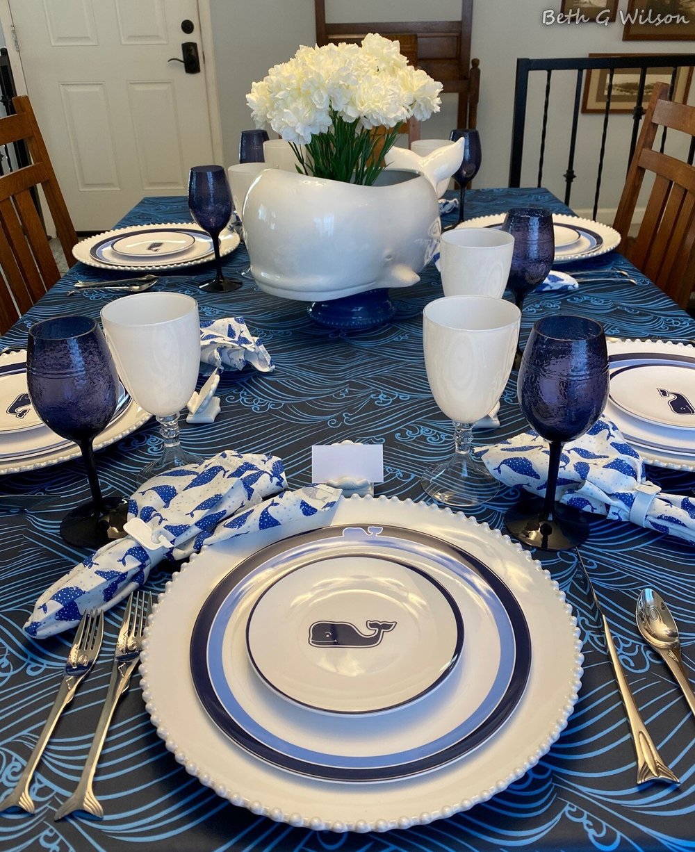 Another Whale of a Tablescape — Whispers of the Heart