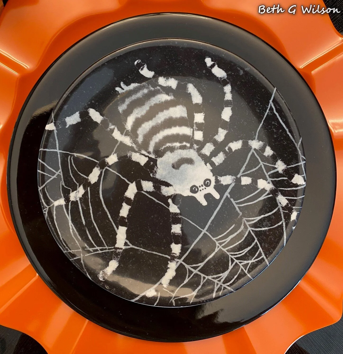 Spiders on a Halloween Tablescape — Whispers of the Heart