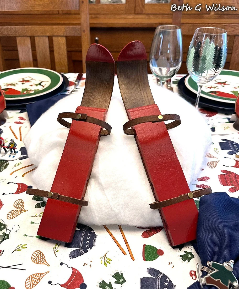 A Slalom Supper Winter Tablescape — Whispers of the Heart