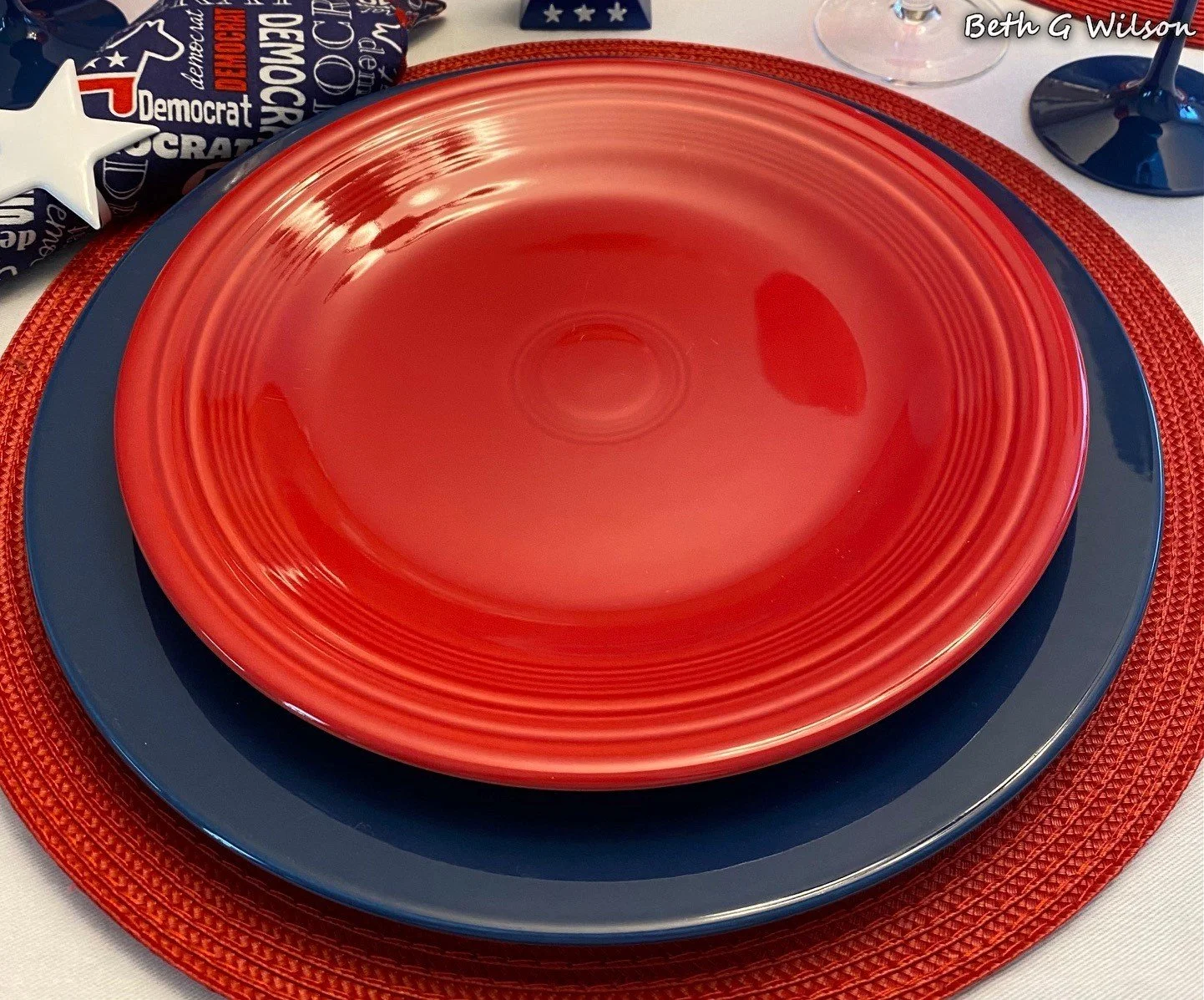 Parties on a 4th of July Tablescape — Whispers of the Heart