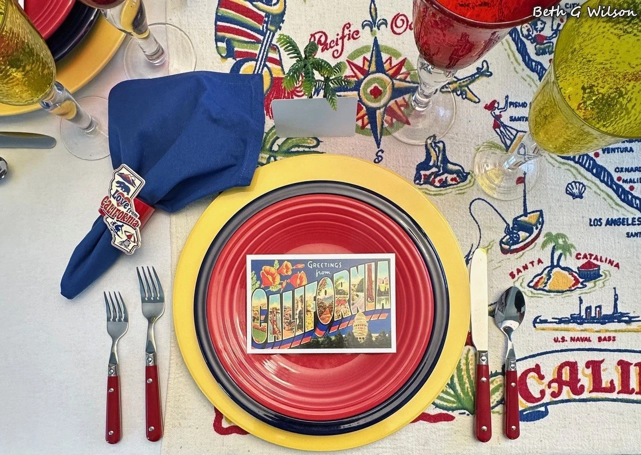 A California Dreaming Summer Tablescape — Whispers of the Heart