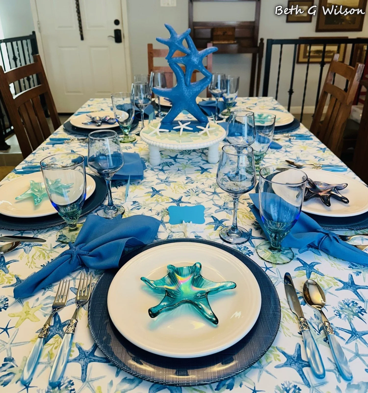 A Starfish Summer Tablescape — Whispers of the Heart