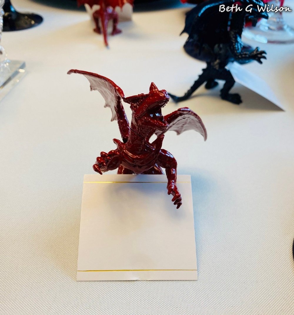 Dragons on a Chinese Year of the Dragon Tablescape — Whispers of the Heart