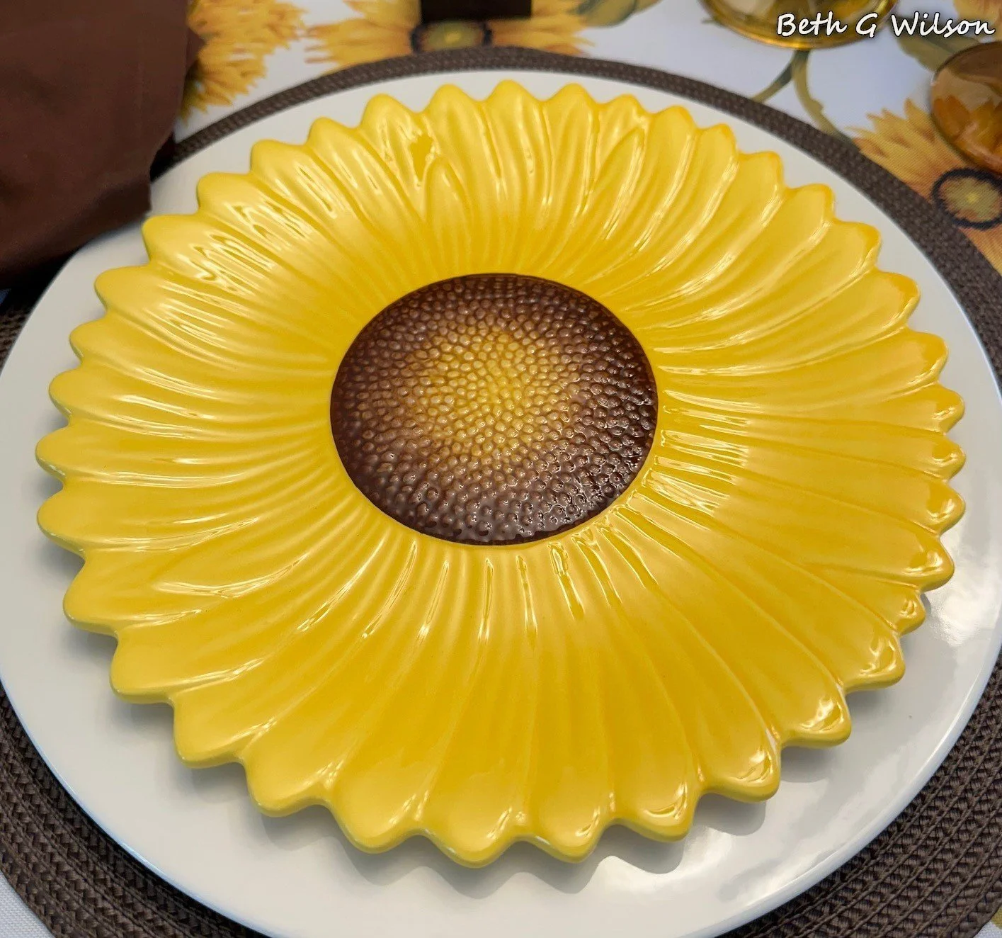 A Fall Sunflower Tablescape — Whispers of the Heart