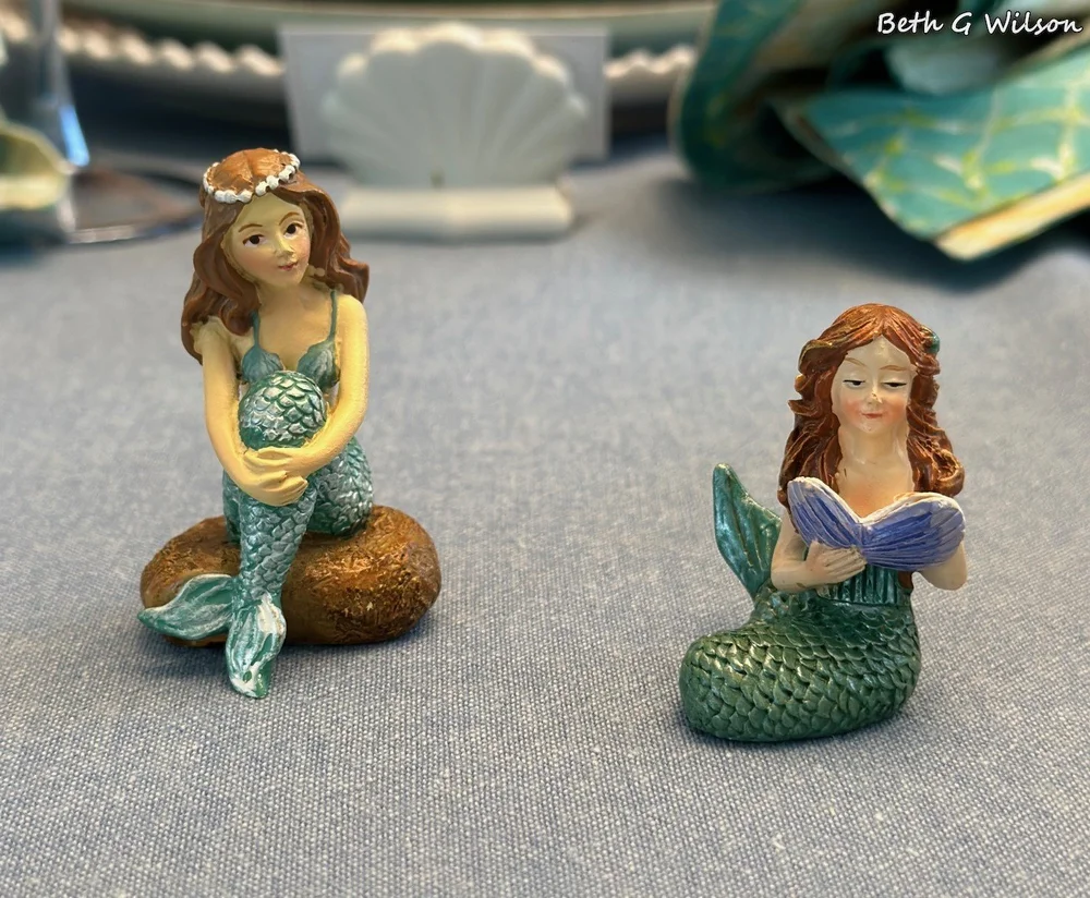 Mermaids on a Summer Tablescape — Whispers of the Heart