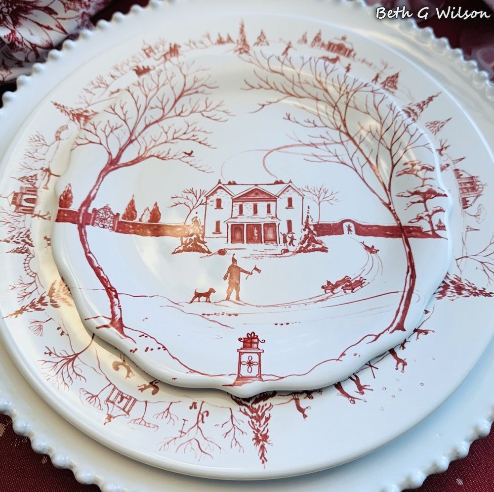 A Winter Village Tablescape — Whispers of the Heart