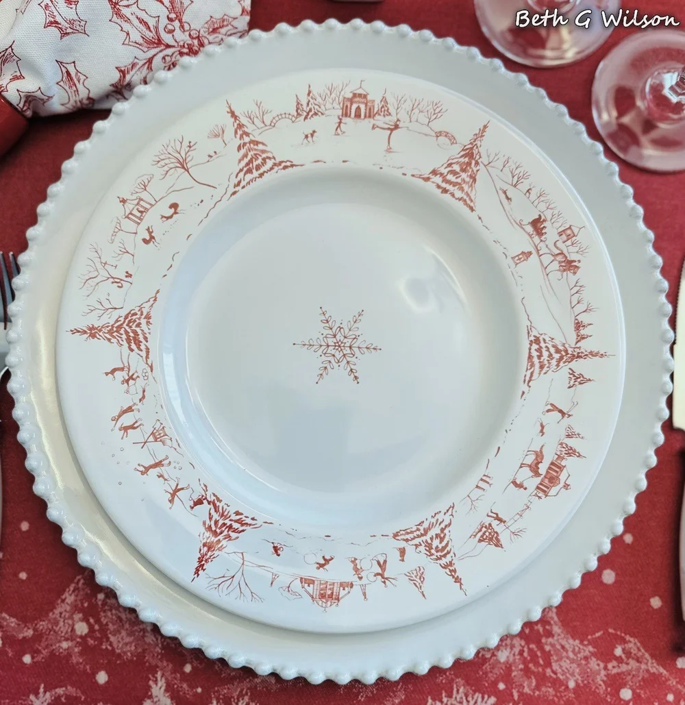A Winter Village Tablescape — Whispers of the Heart