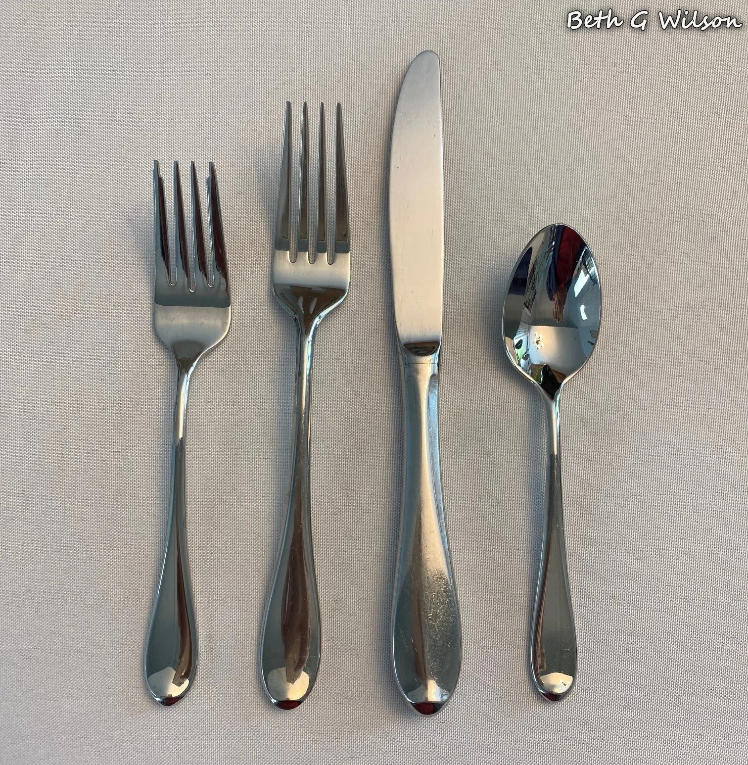 Forks and Spoons on a Modern Tablescape — Whispers of the Heart