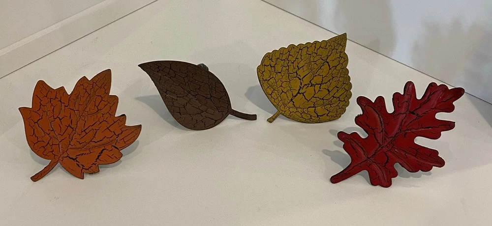 Leaves on a Fall Tablescape — Whispers of the Heart