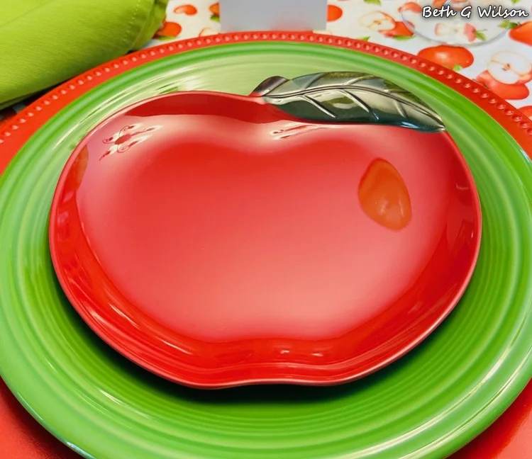 Apples on a Fall Tablescape — Whispers of the Heart