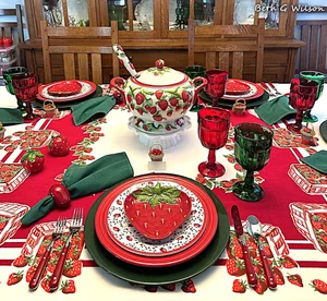 A Berry Sweet Summer Tablescape — Whispers of the Heart