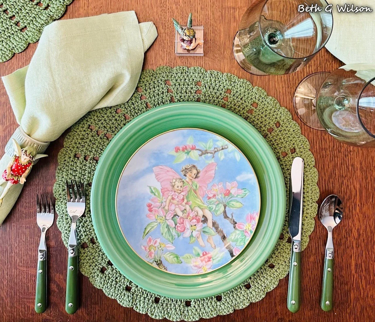 Fairies on a Spring Tablescape — Whispers of the Heart