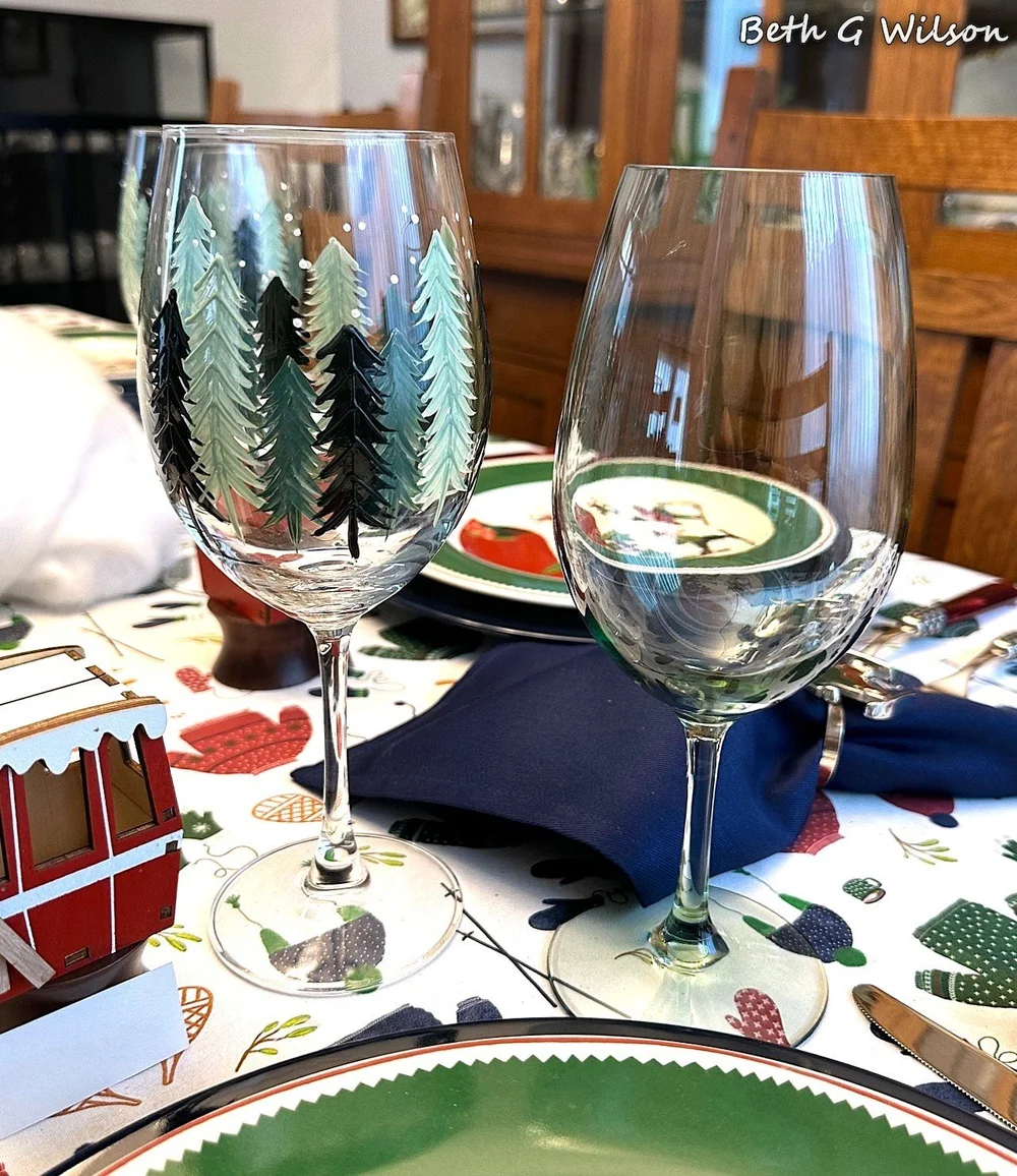 A Slalom Supper Winter Tablescape — Whispers of the Heart