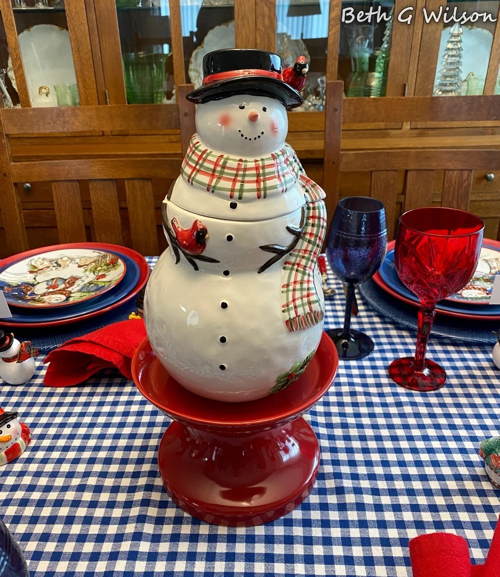 Three Snowmen Tablescapes for Winter — Whispers of the Heart