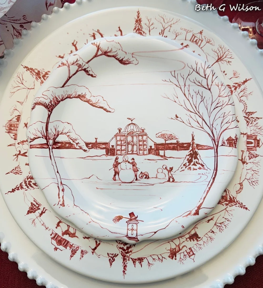 A Winter Village Tablescape — Whispers of the Heart