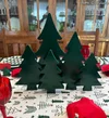 Pine Trees on a Winter Tablescape — Whispers of the Heart