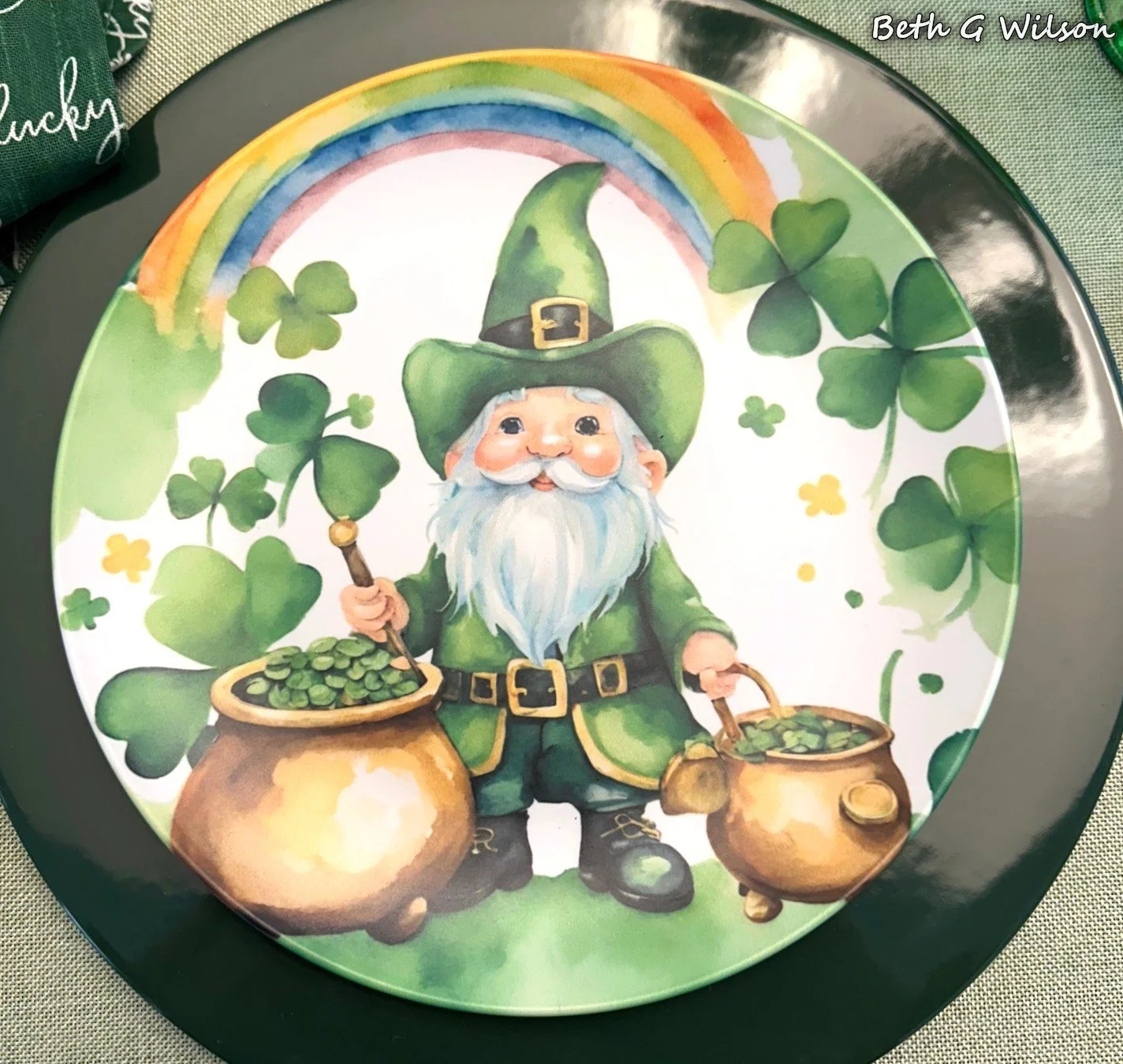 Leprechaun Shenanigans on a St. Patrick's Day Tablescape — Whispers of ...