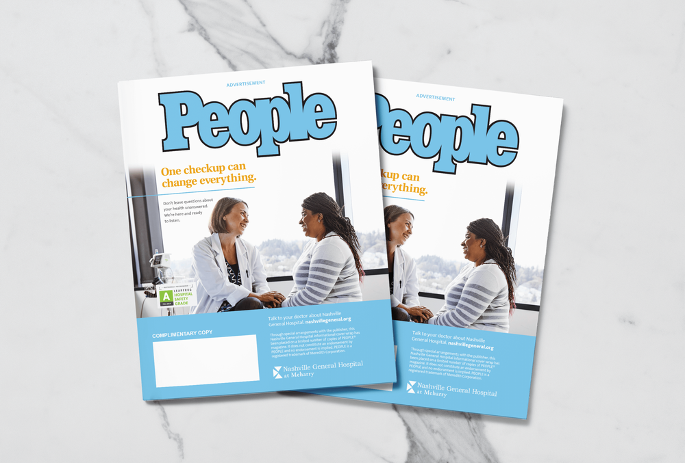 Blank People Magazine Cover