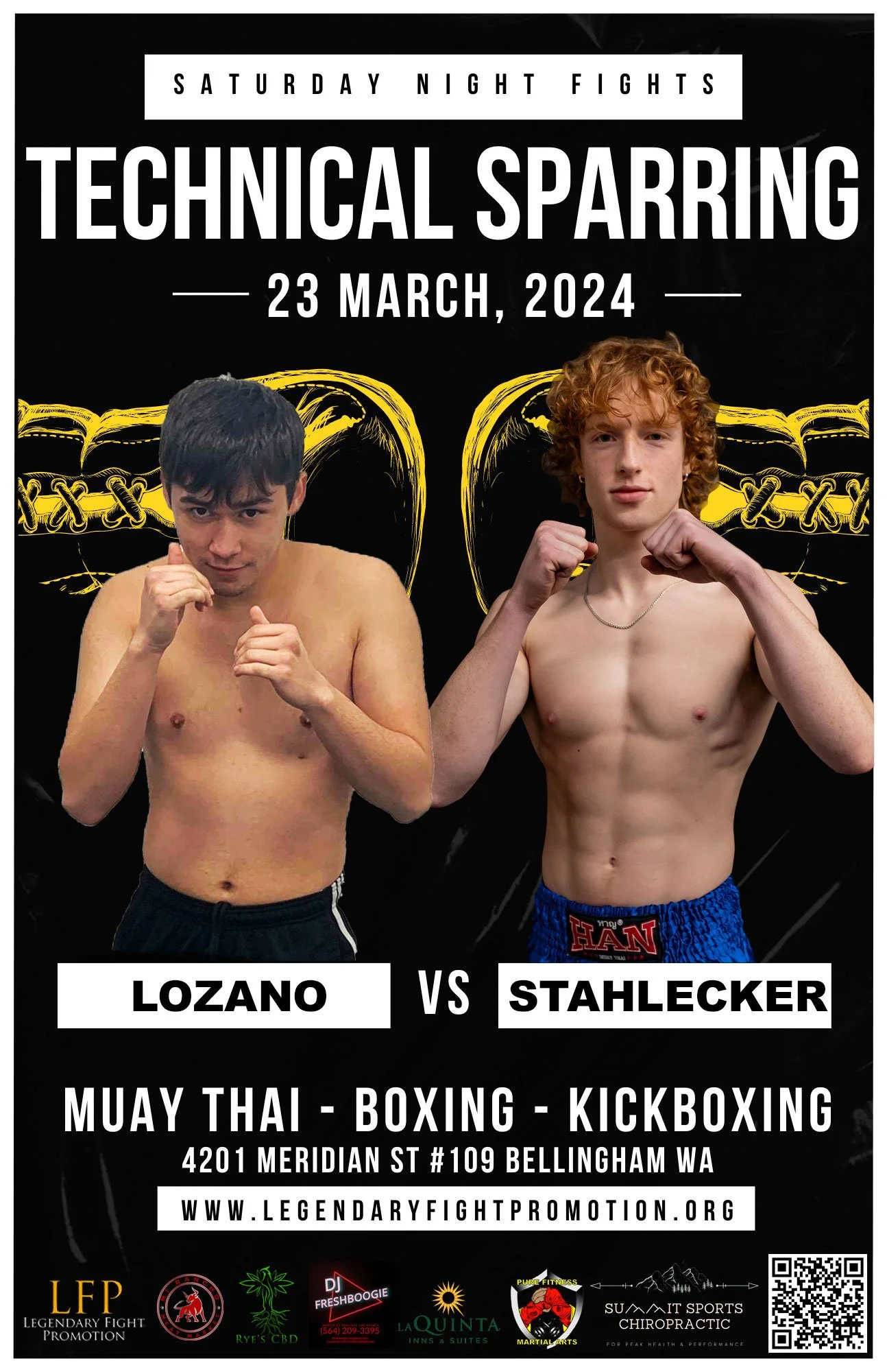Alex Lozano vs Thom Stahlecker - Muay Thai — LEGENDARY FIGHT PROMOTION