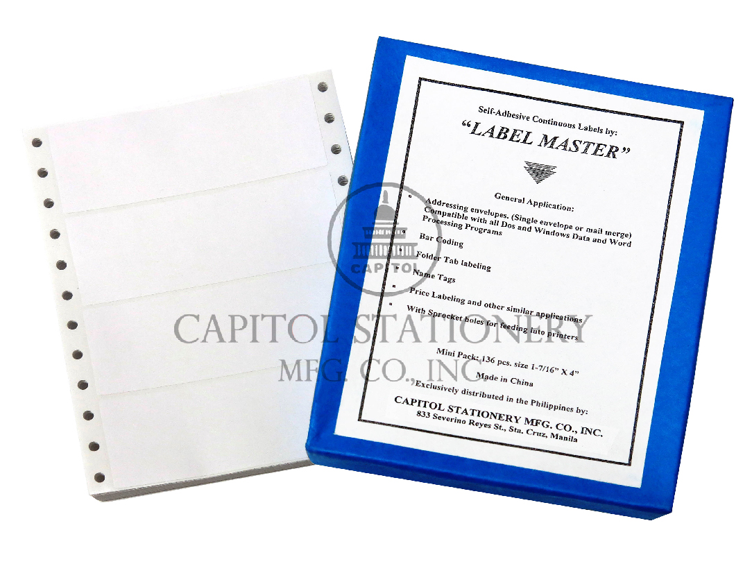 ARCO Label Master Computer Labels (White) — Capitol Stationery