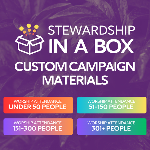 Announcing: Stewardship In A Box — Church Anew
