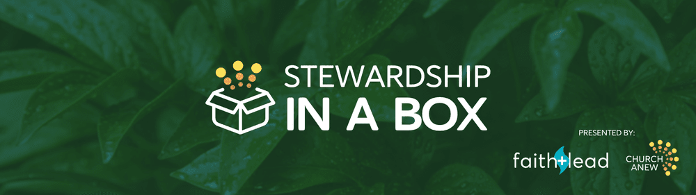 Announcing: Stewardship In A Box — Church Anew