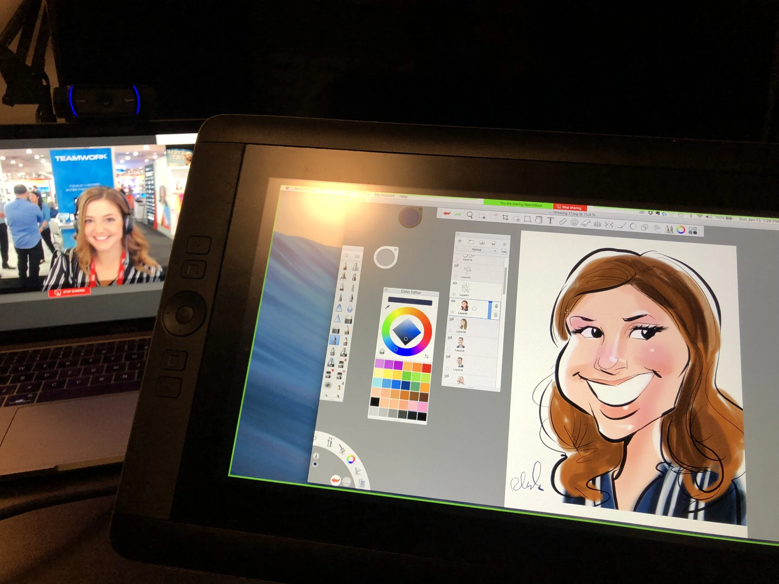 Digital Caricatures - One Chance Media