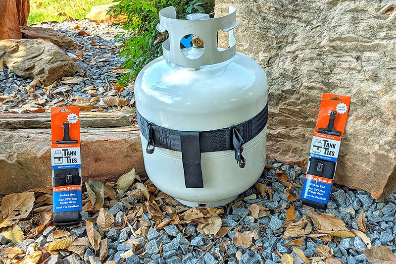 Tank Ties® | Propane Tank Strap | Truck Tank Holder | Tie Down