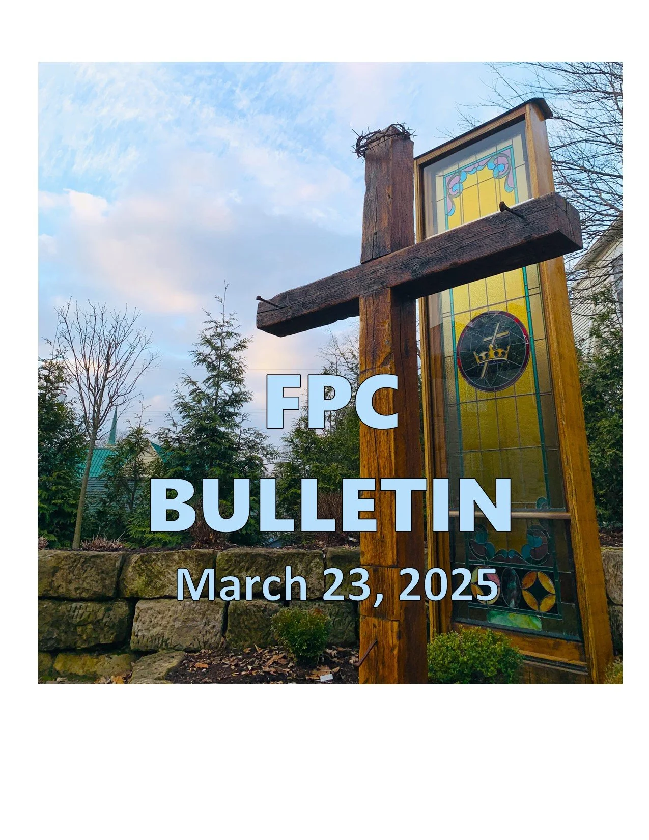 Bulletins — First Presbyterian Church