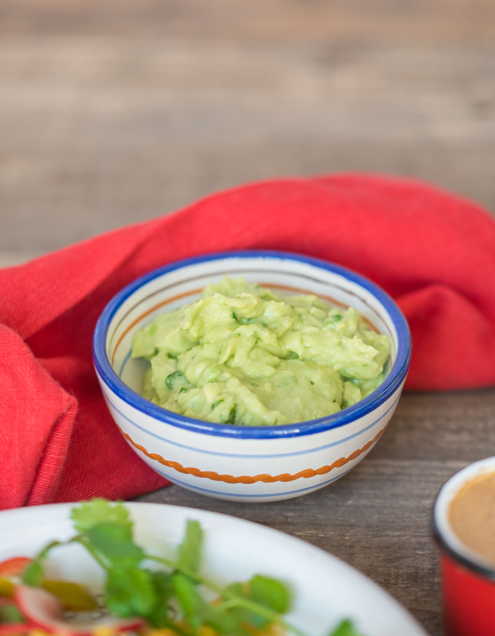 Tortilla & Egg Scramble with Garlic Guacamole & Fresh Salsa — Mixed ...