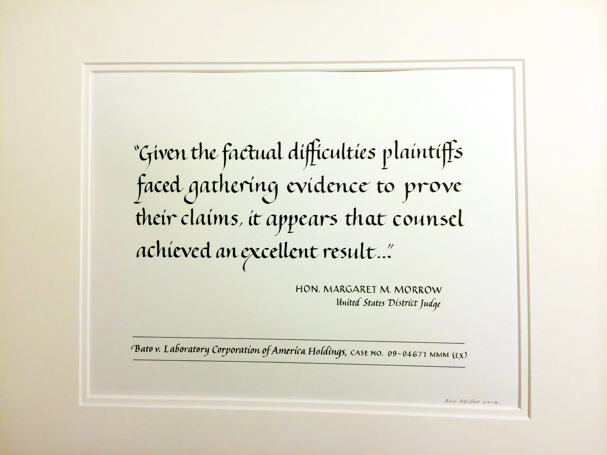 Social Calligraphy — Ann Miller